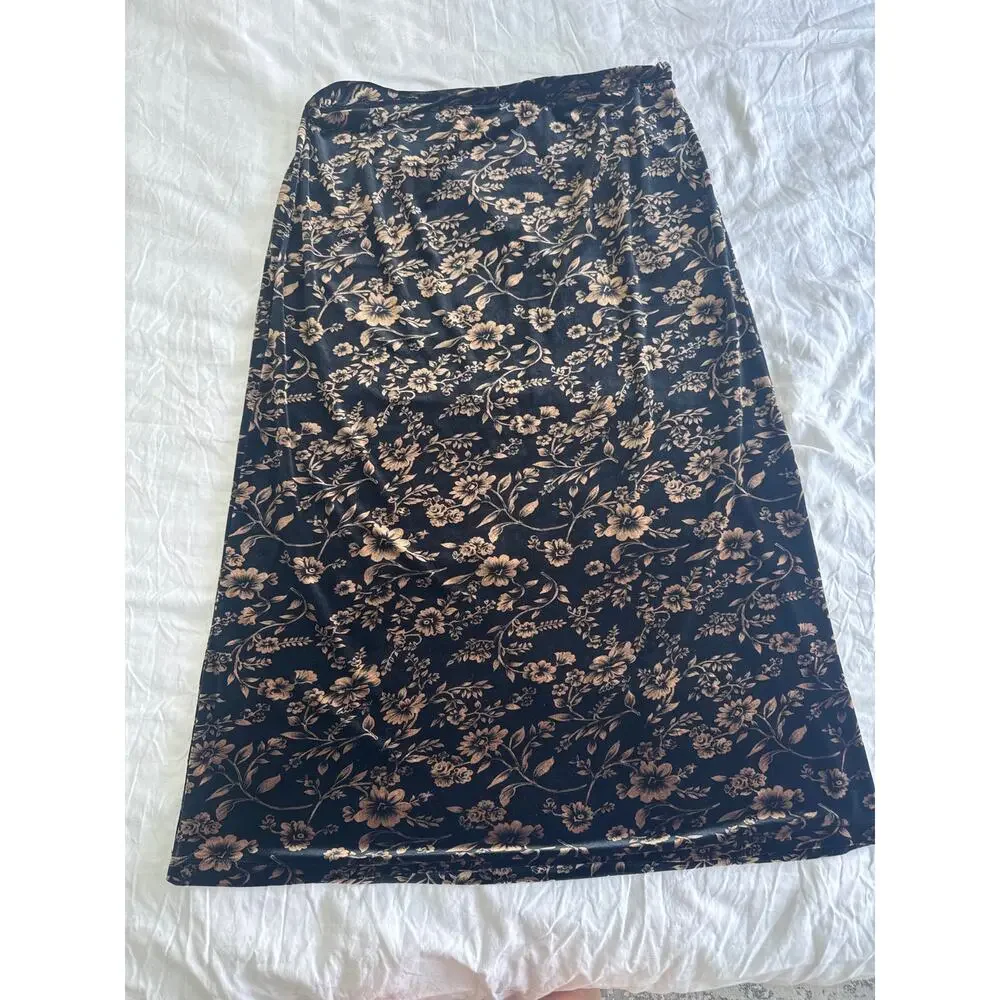 judith harth | Skirts | Vintage Judith Harth Black Velvet Maxi Skirt ...